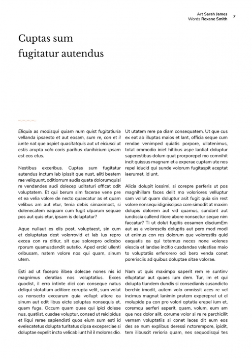 Fearlessly Magazine design experimentation | Graphic design | Ida Henrich