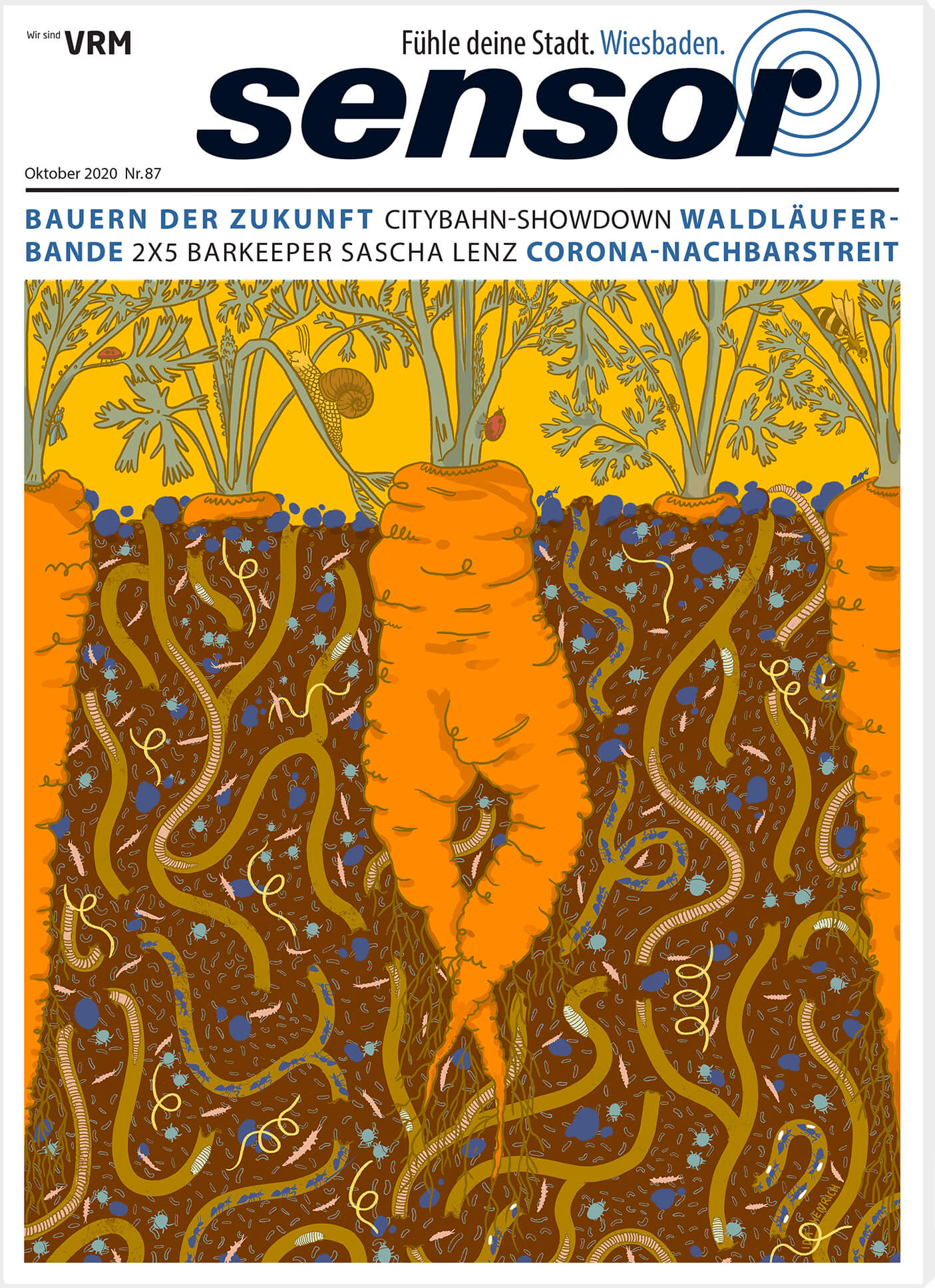 Sustainability | Sensor Wiesbaden | Magazine Cover Art | Ida Henrich